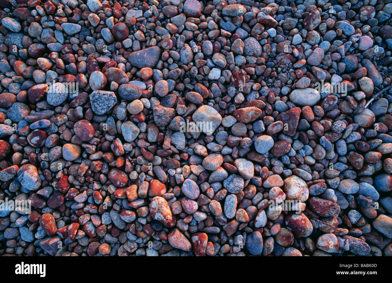Pebbles on ground Stock Photo - Alamy