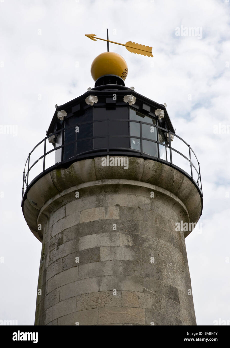 An Old Fashioned Lighthouse Stock Photo - Alamy