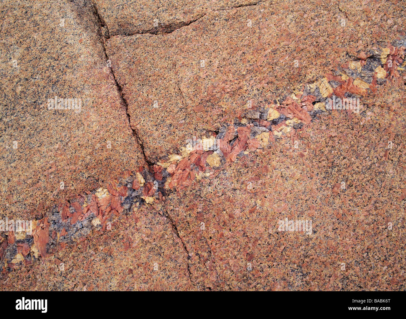 Crevice on rock close-up Stock Photo - Alamy