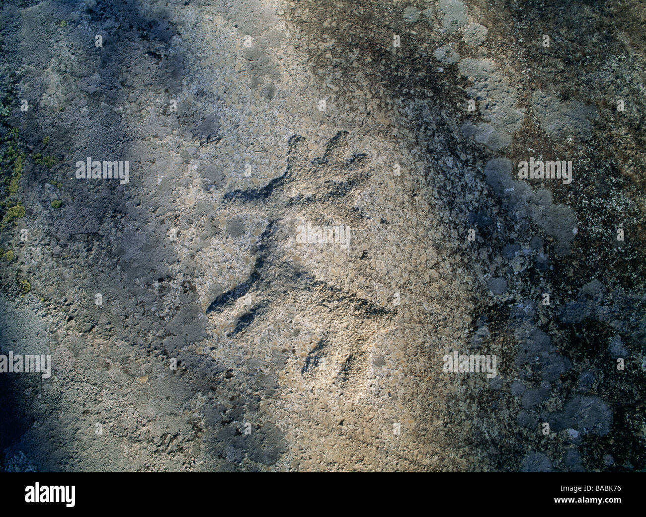 Design on rock Stock Photo - Alamy