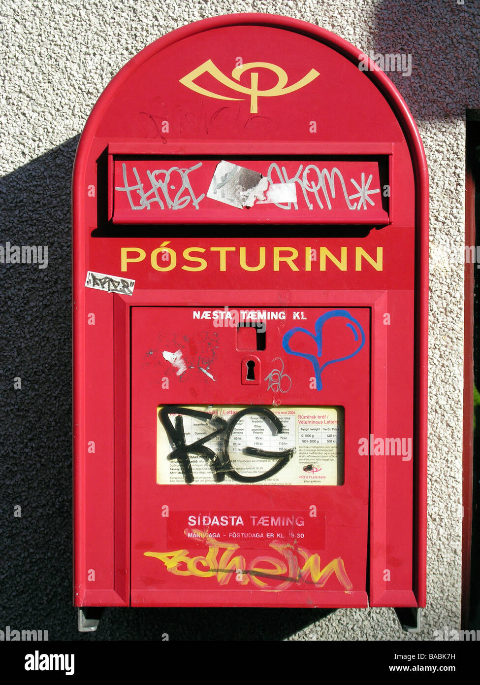 Icelandic post box hi-res stock photography and images - Alamy