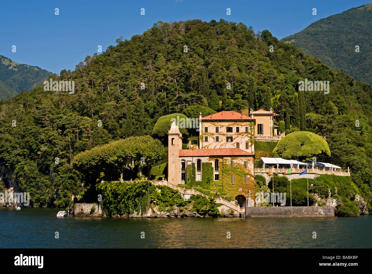 Villa del Balbianello, near the comune of Lenno, Lake Como, Italy Stock ...