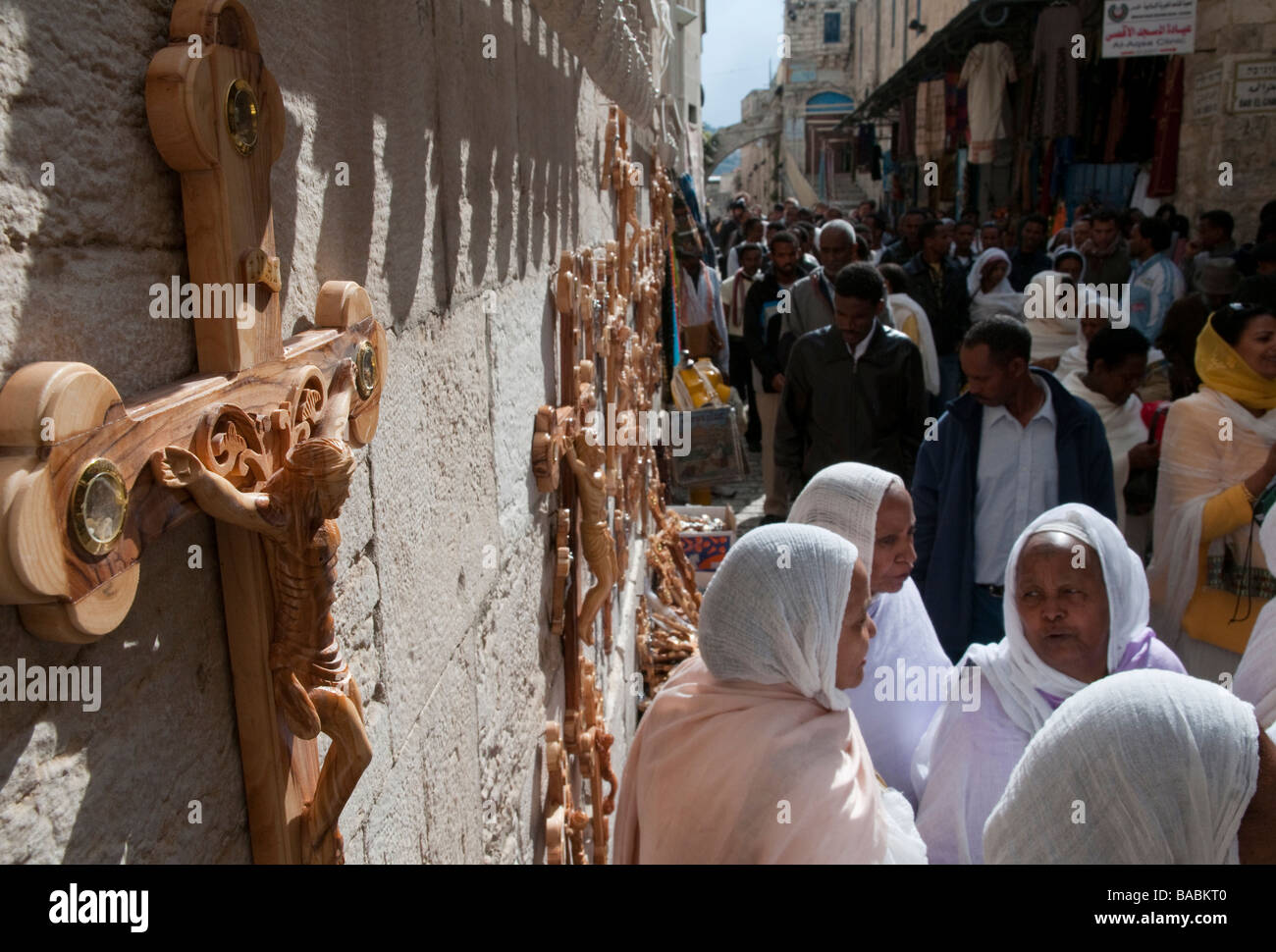 Israel Jerusalem Old city Orthodox Good Friday Processions of the cross ...