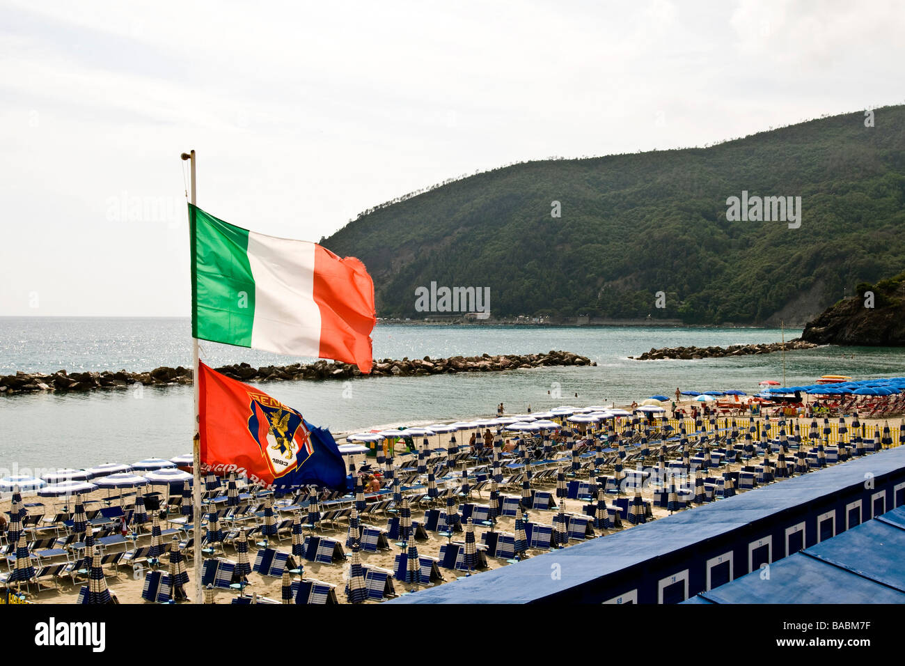 Moneglia beach Province of Genoa Italy Stock Photo - Alamy