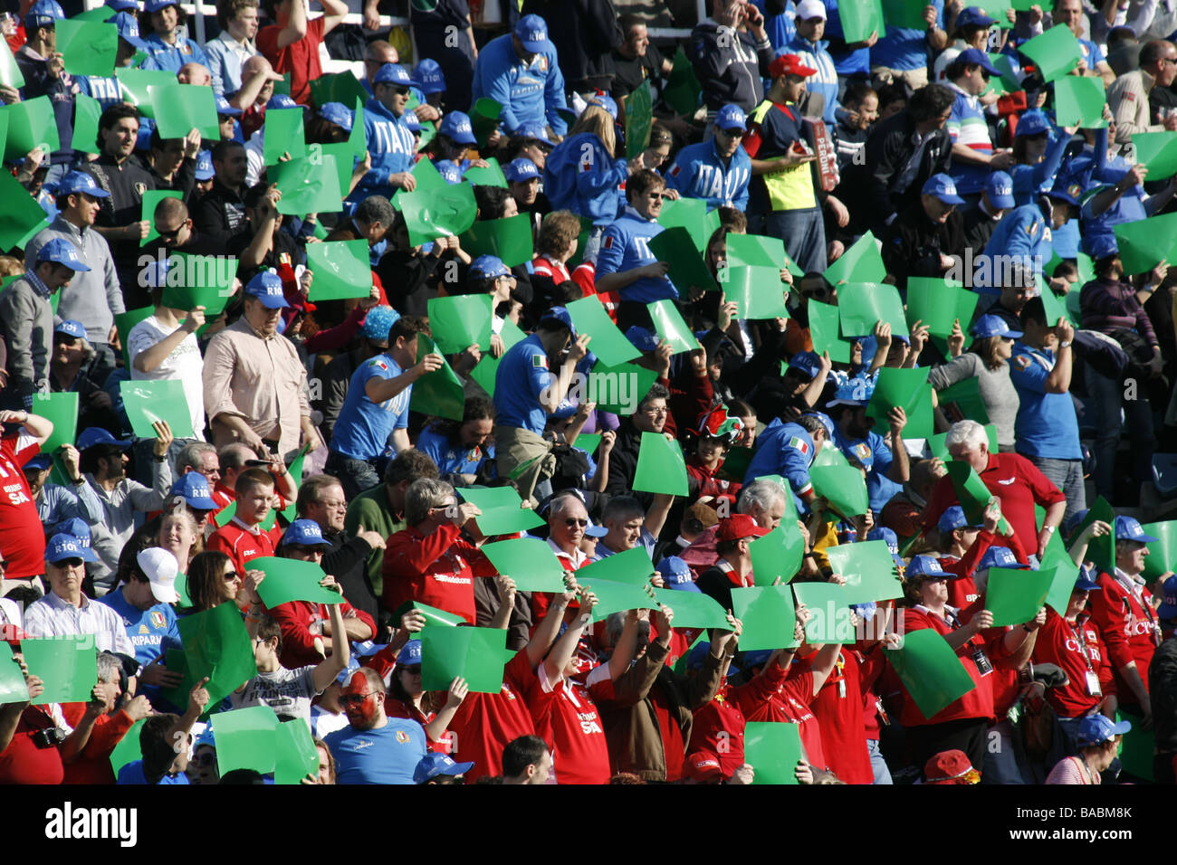 Welsh rugby fans happy hi-res stock photography and images - Alamy