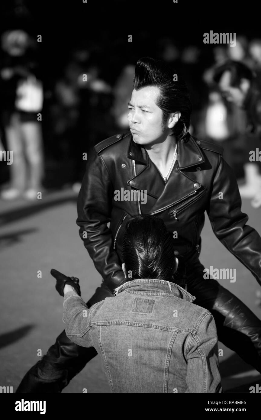 Elvis presley leather hi-res stock photography and images - Alamy