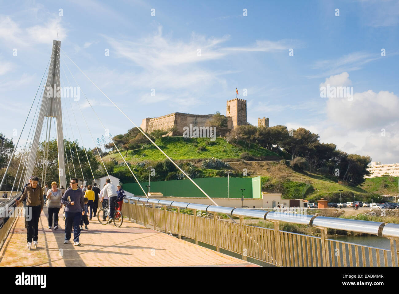 Fuengirola Malaga Province Costa del Sol Spain View across the ...