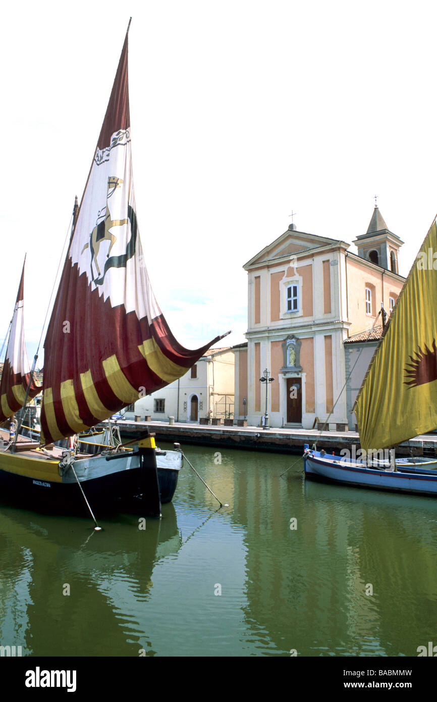 Rimini port canal hi-res stock photography and images - Alamy