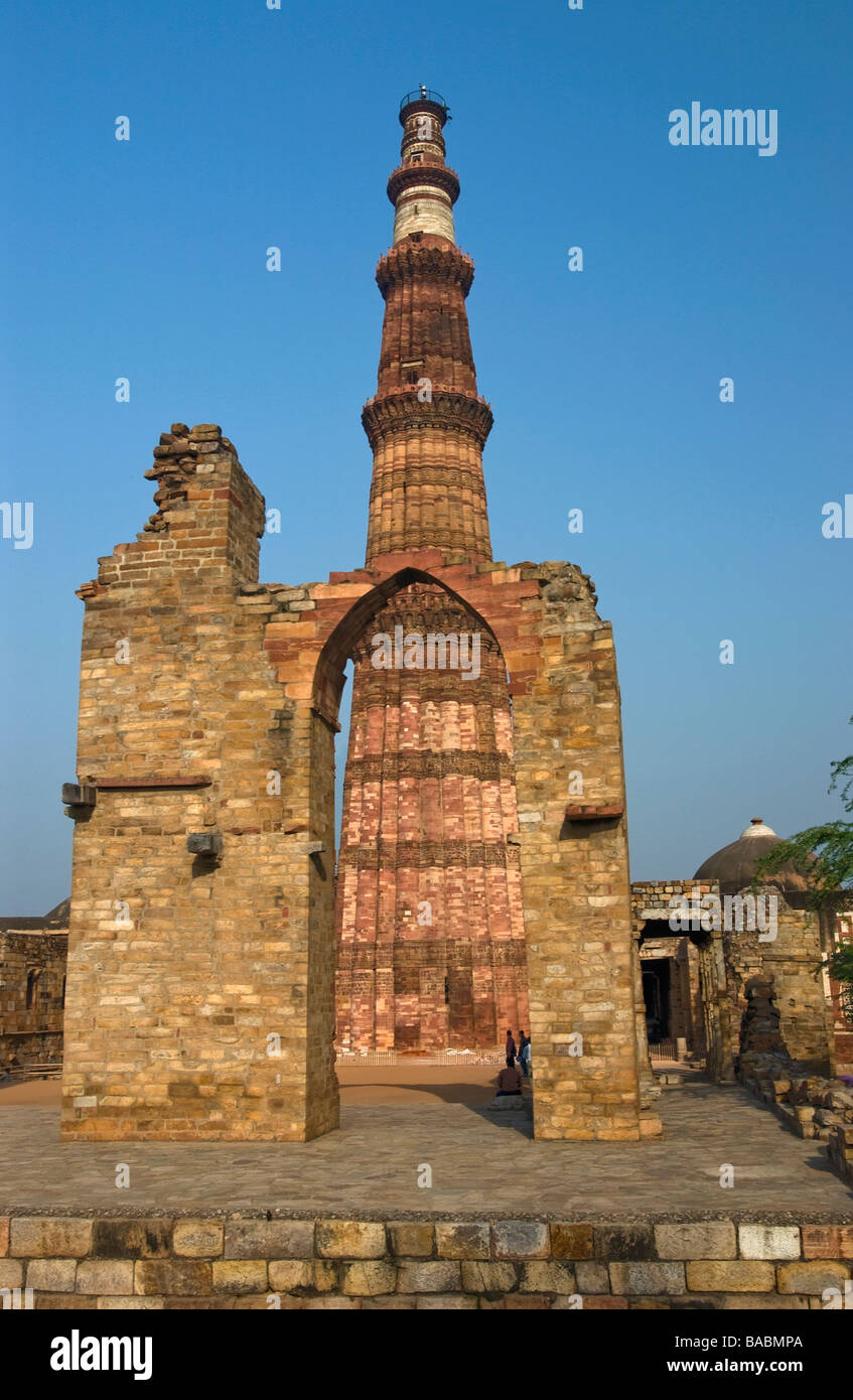 Qutb Minar Tower in Delhi. India Stock Photo - Alamy