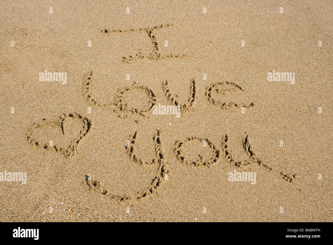 Written in the sand hi-res stock photography and images - Alamy