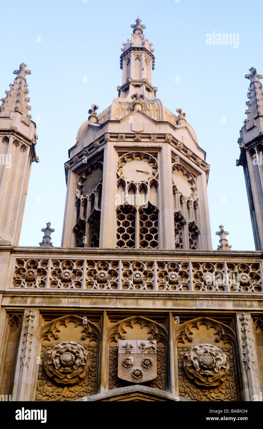 Kings College Gatehouse Cambridge University medieval building gothic ...