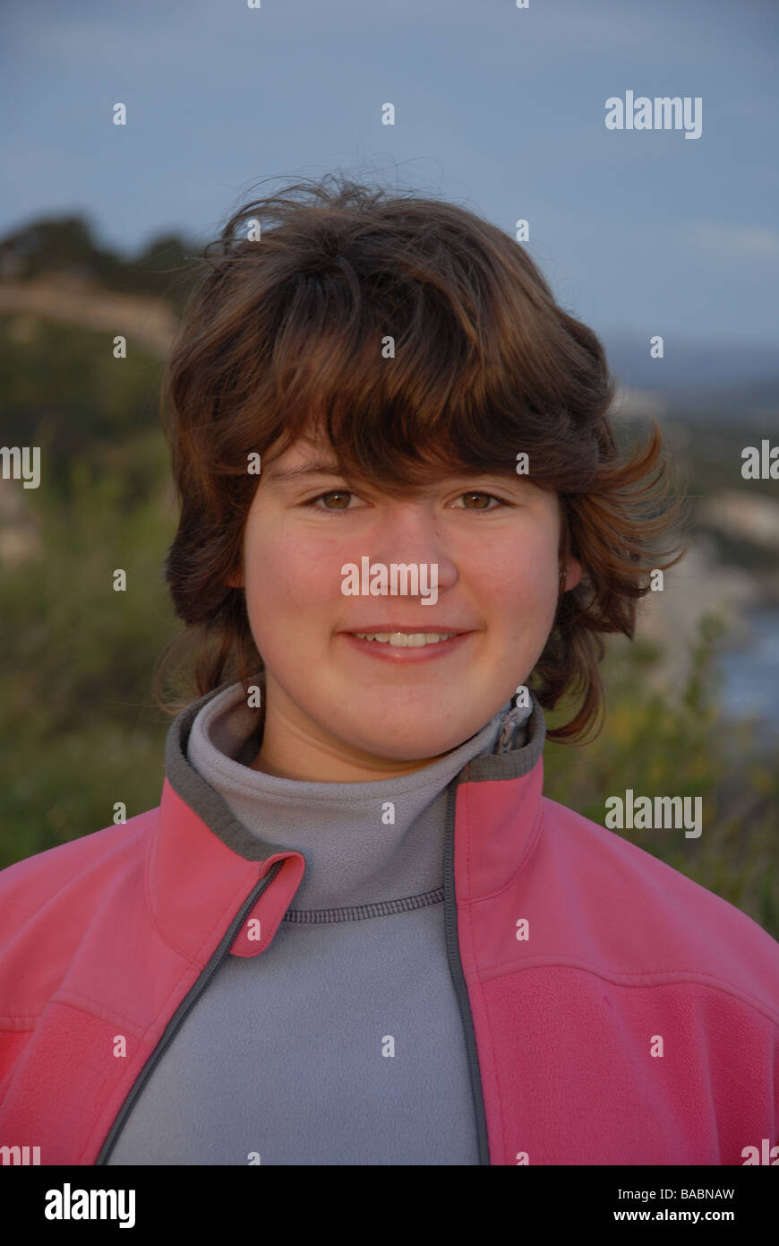 10 year old girl blue eyes hi-res stock photography and images - Alamy