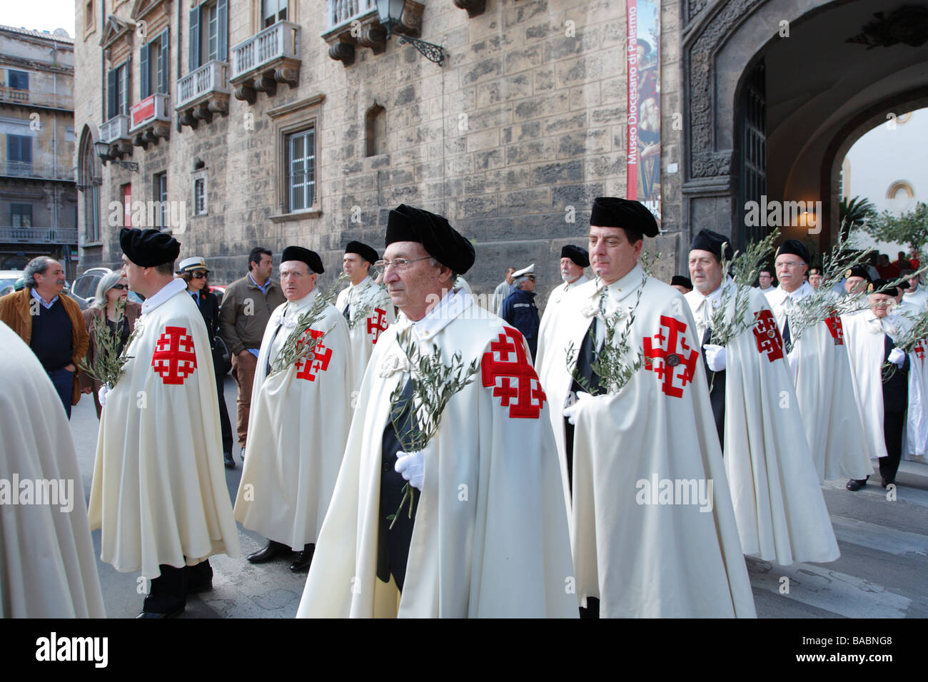 Palm Sunday ceremony, Cathedral, Palermo, Sicily, Italy Stock Photo - Alamy