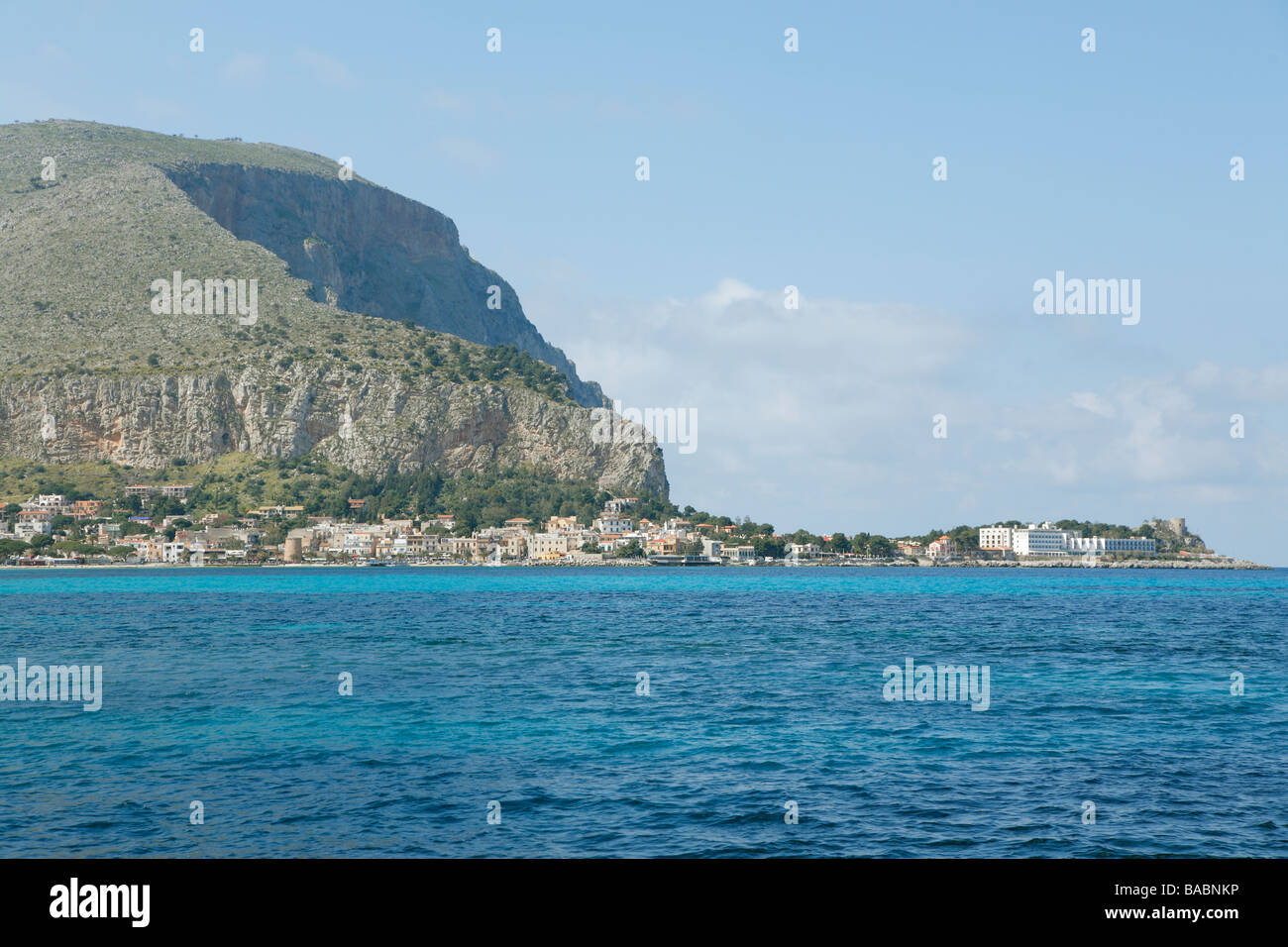 Mondello beach, Palermo, Sicily, Italy Stock Photo - Alamy
