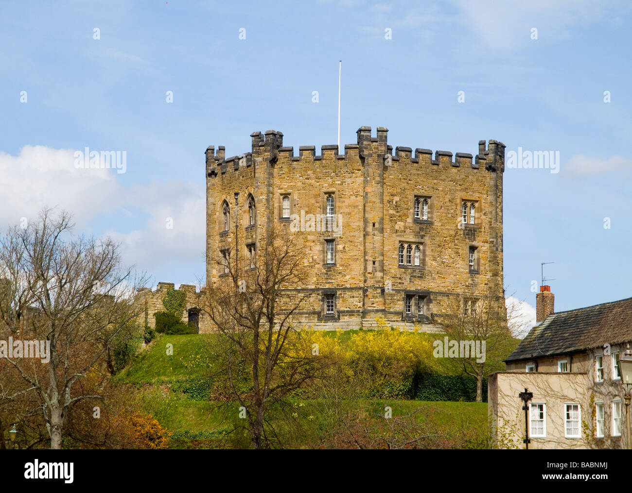 A view of Durham Castle, North East England UK Stock Photo - Alamy