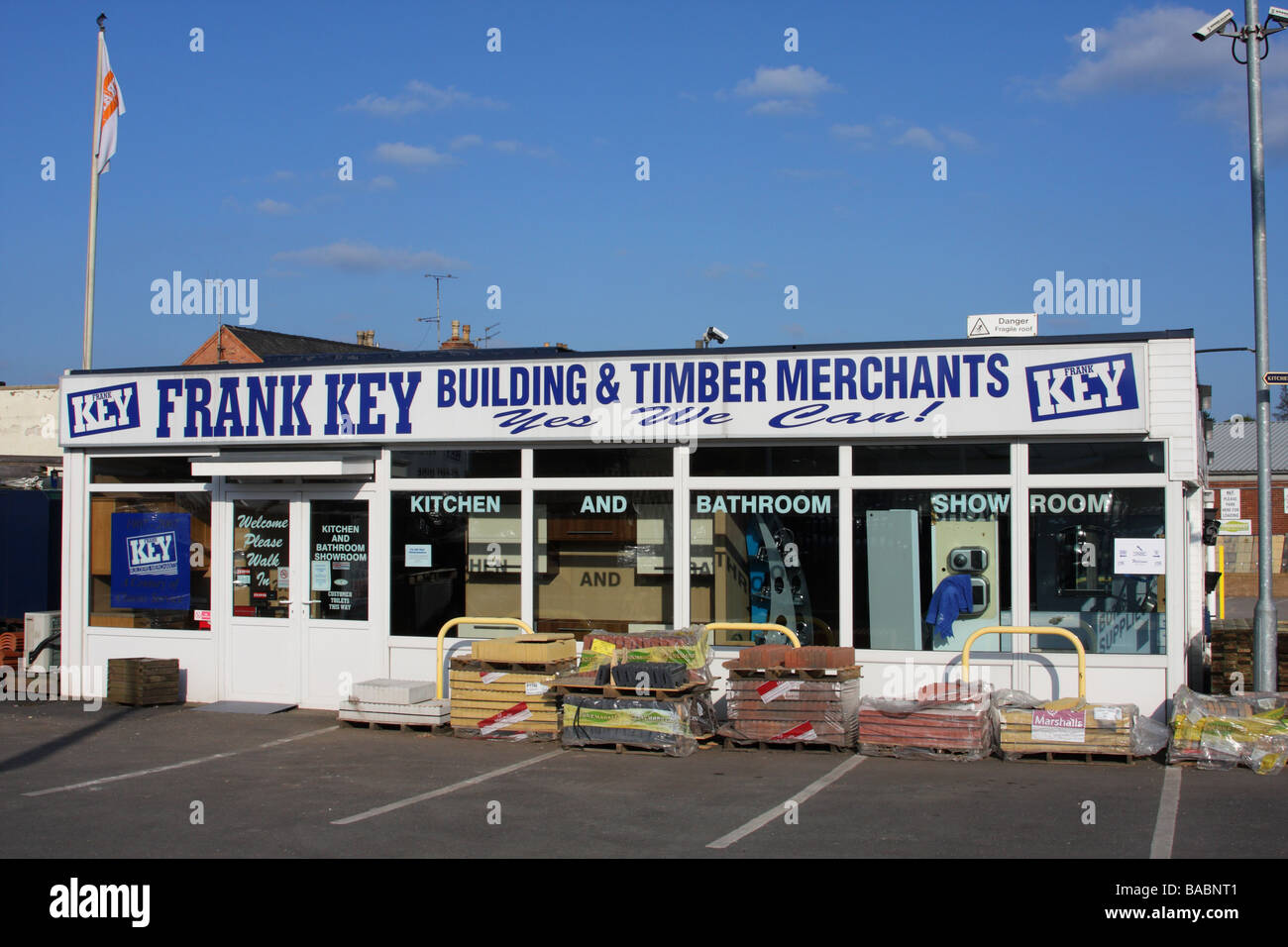 Frank Key builders merchants, Daybrook, Nottingham, England, U.K Stock ...