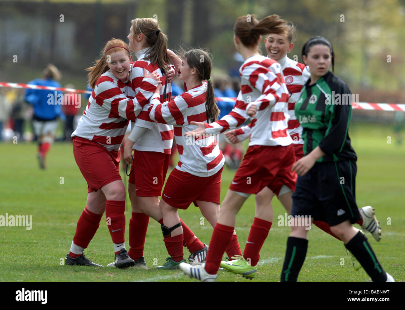Footballers goal hi-res stock photography and images - Alamy