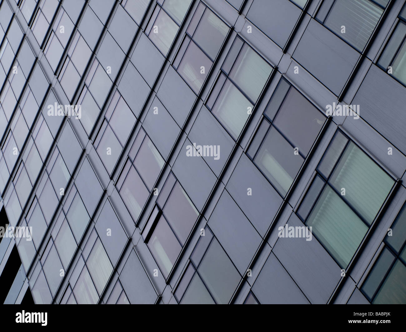 Modern Glass Building Side at a Cool Contemporary Angle Stock Photo - Alamy