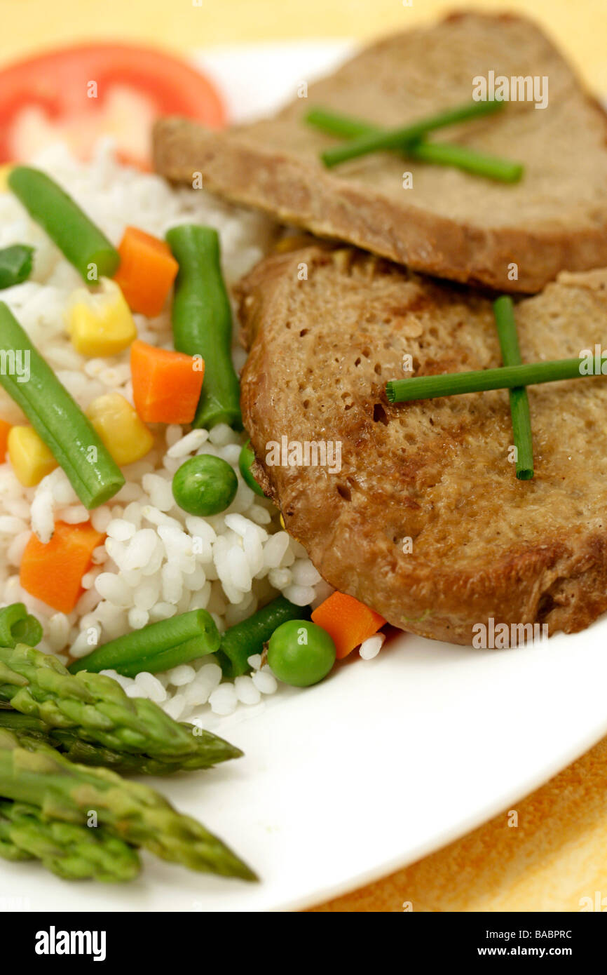 Seitan Recipe available Stock Photo - Alamy