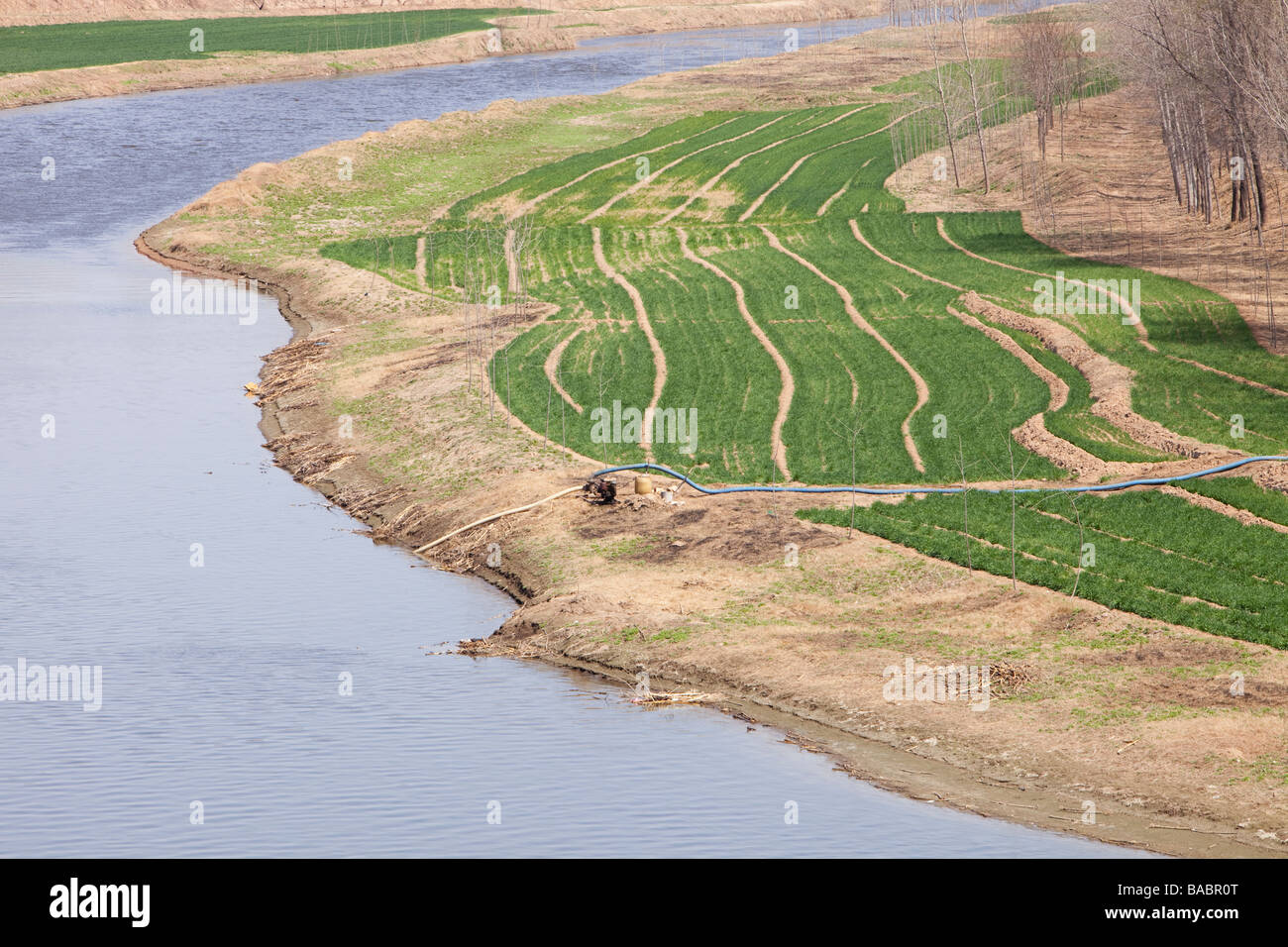China water irrigation drought hi-res stock photography and images - Alamy