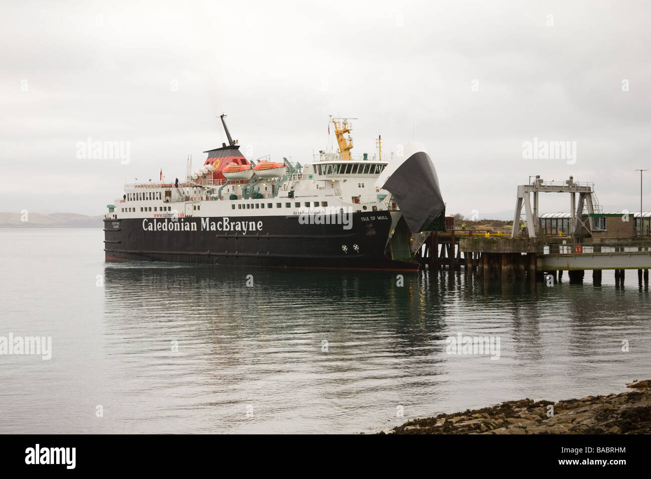 Craigmure Ferry Terminal Isle of Mull, with CalMac ferry 'Isle of Mull ...