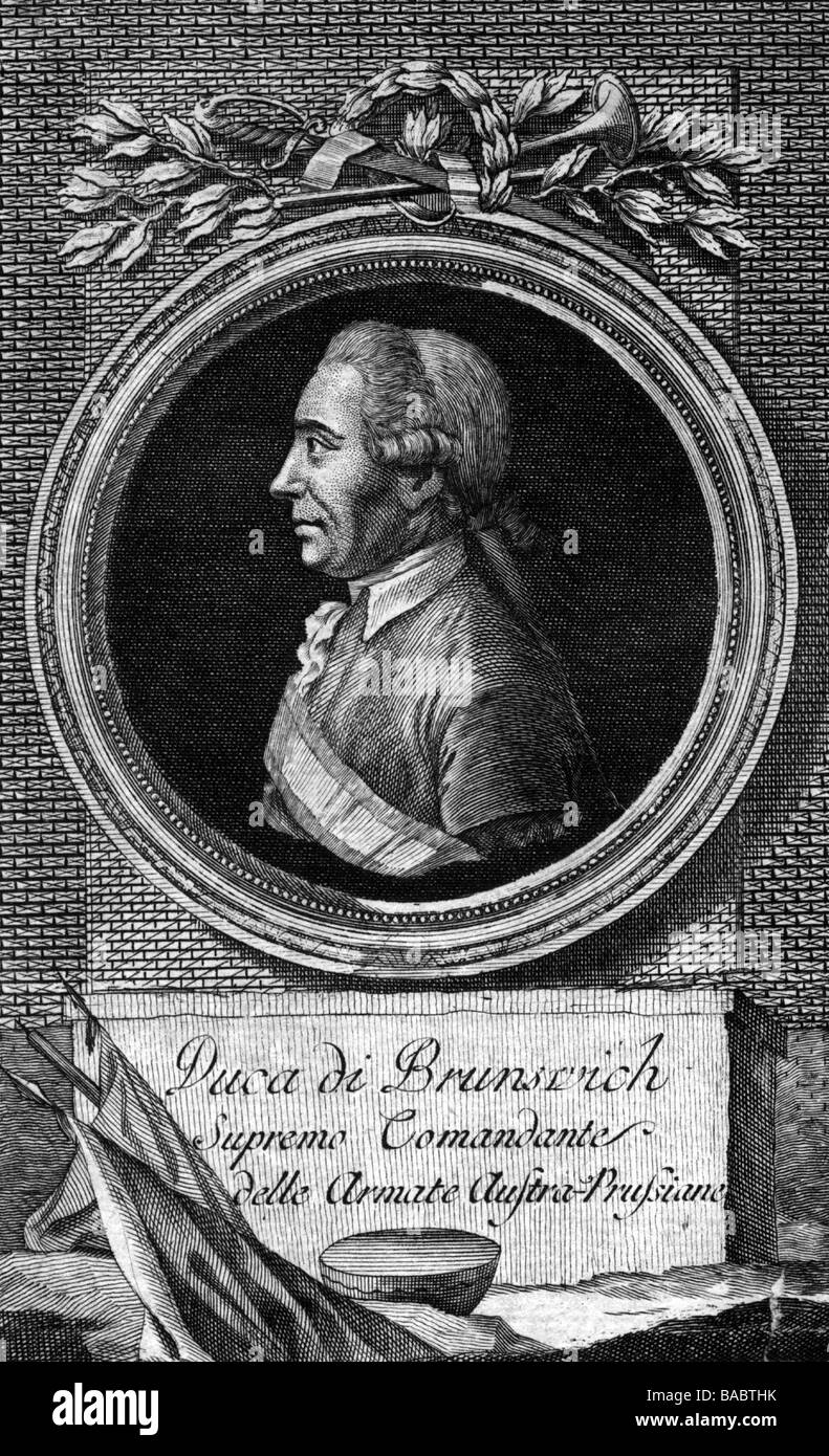 Duke of brunswick 1780 1806 hi-res stock photography and images - Alamy