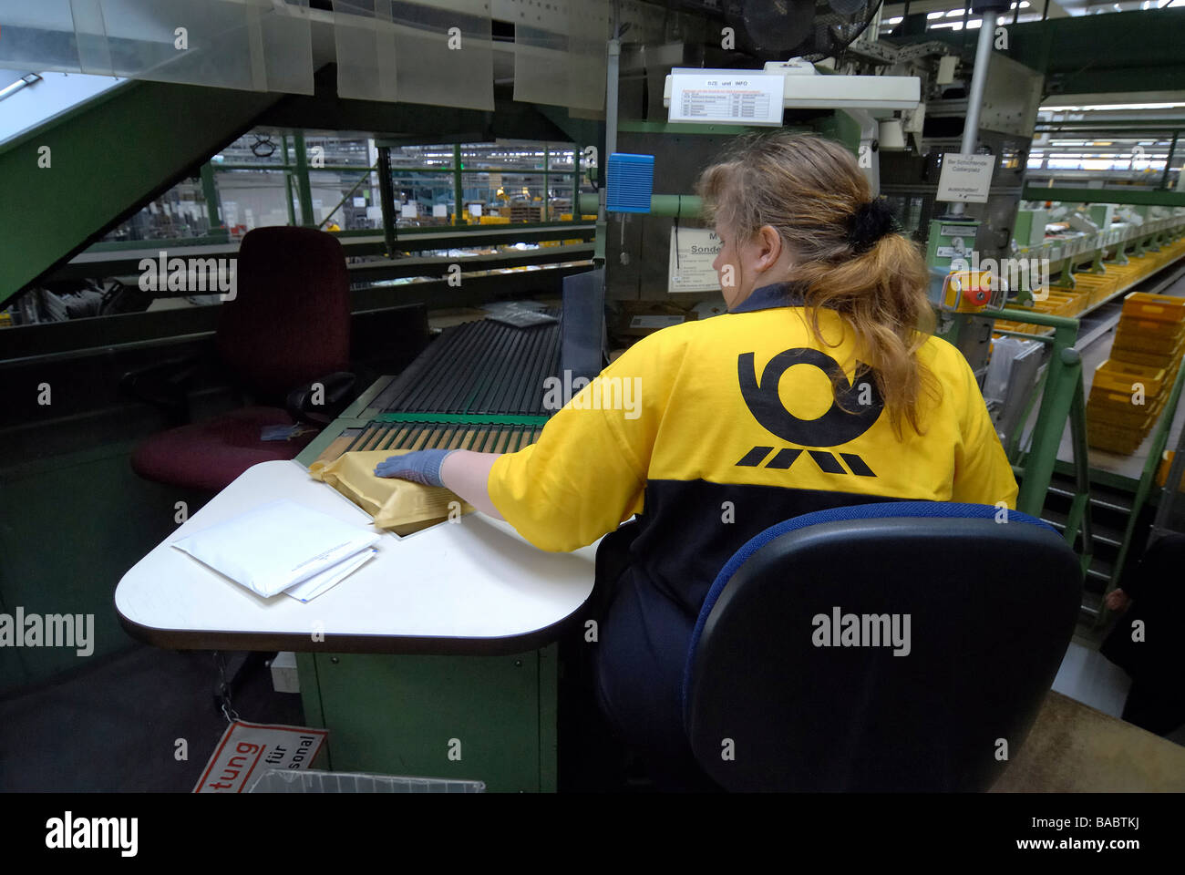 German Post Centre in Schoenefeld, Germany Stock Photo - Alamy