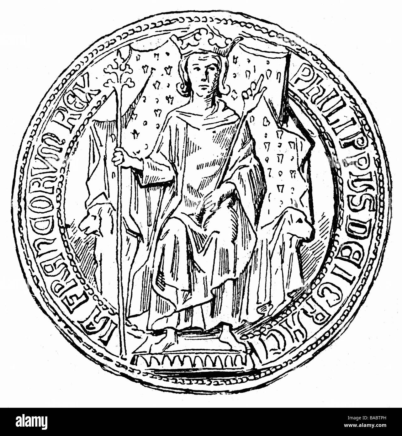 Philippe ii auguste 1165 1223 hi-res stock photography and images - Alamy