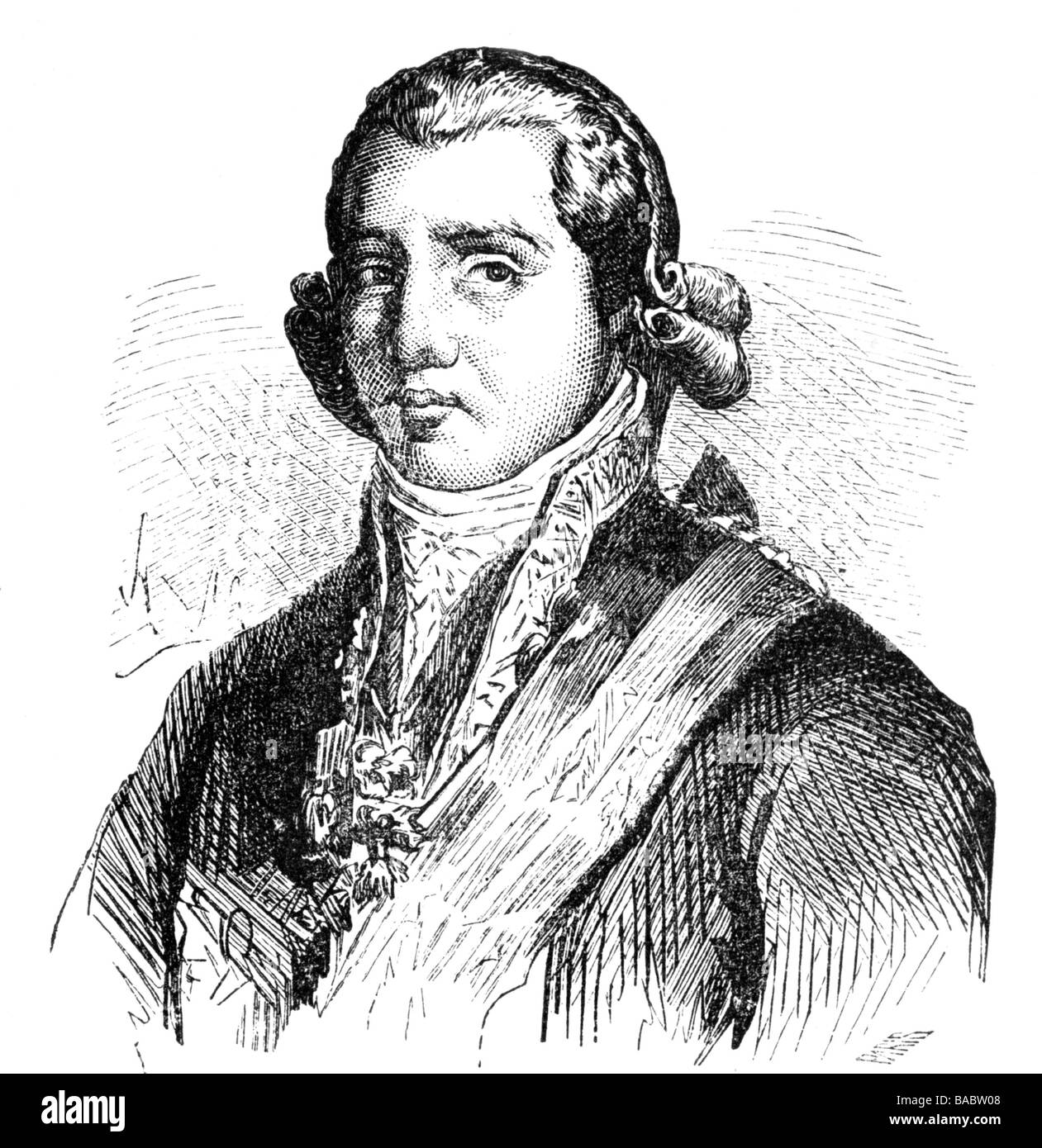 Charles iv of bourbon Black and White Stock Photos & Images - Alamy