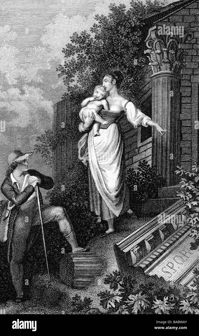 With poem by johann wolfgang goethe Black and White Stock Photos ...