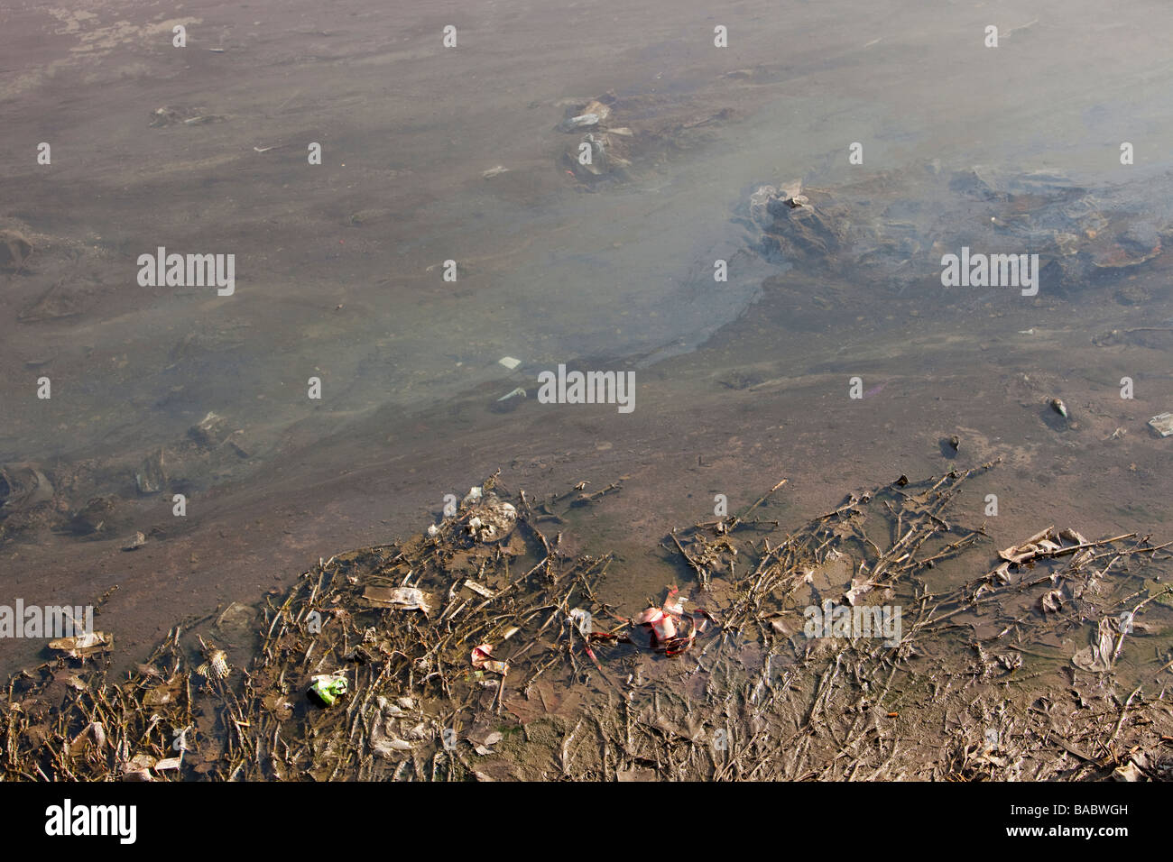 A highly polluted stream in Hangdang, Northern China Stock Photo - Alamy