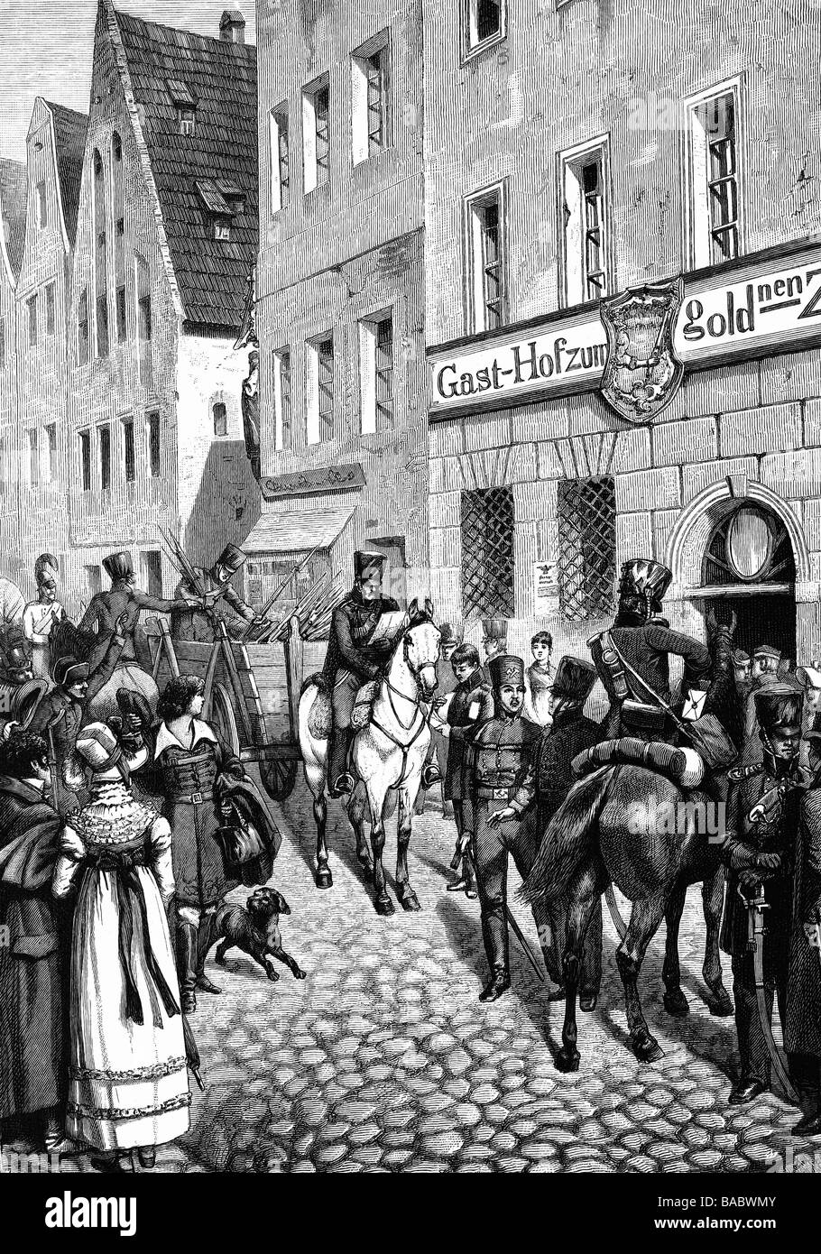 events, War of the Sixth Coalition 1812 - 1814, Luetzow Freikorps ...