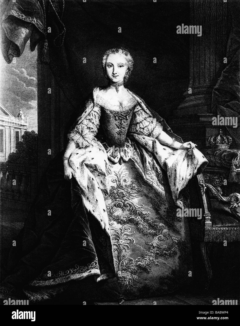 Maria josepha 1719 Black and White Stock Photos & Images - Alamy