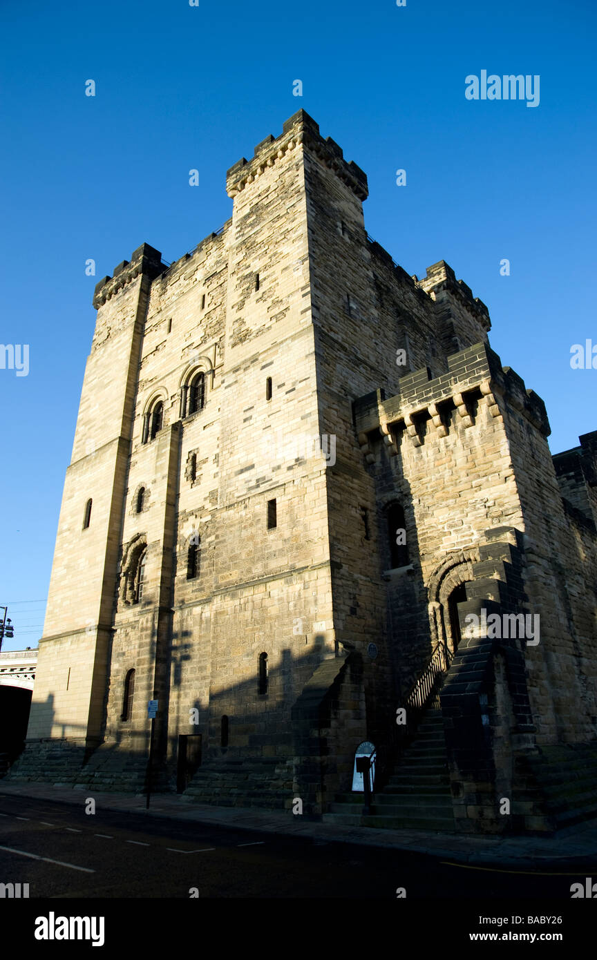 Newcastle Castle Keep Stock Photo - Alamy
