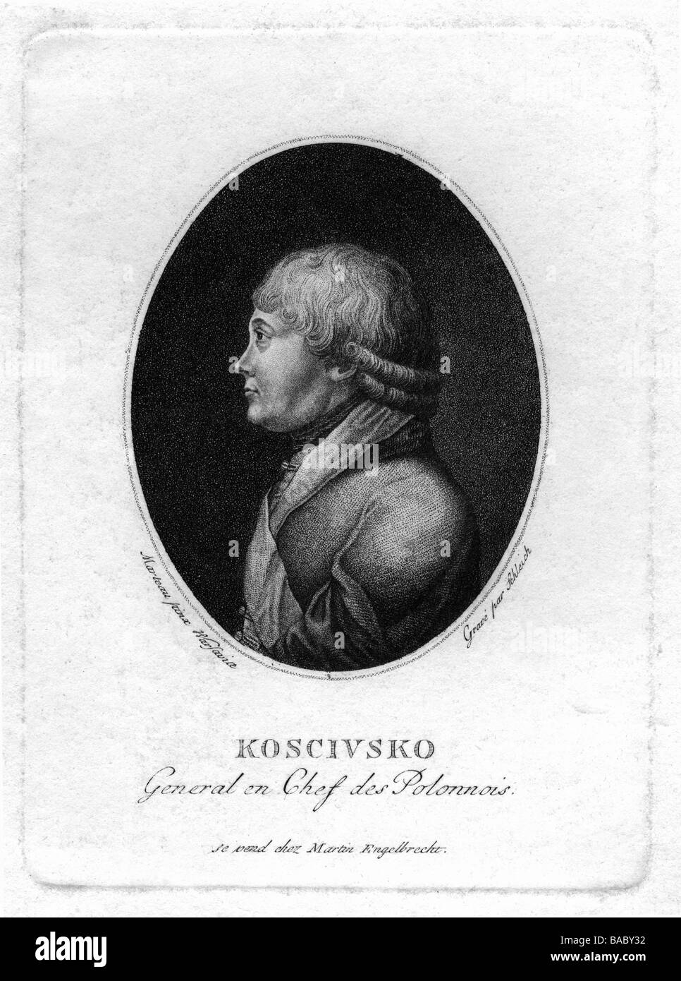 Tadeusz kosciuszko portrait hi-res stock photography and images - Alamy