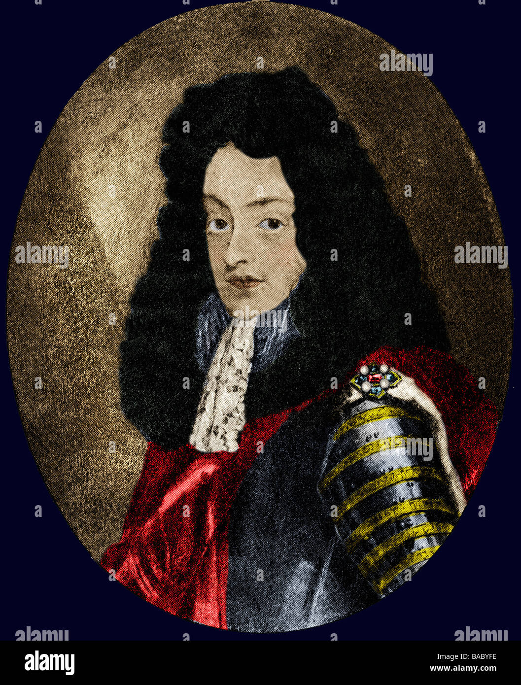 John George IV, 18.10.1668 - 27.4.1697, Elector of Saxony, portrait ...