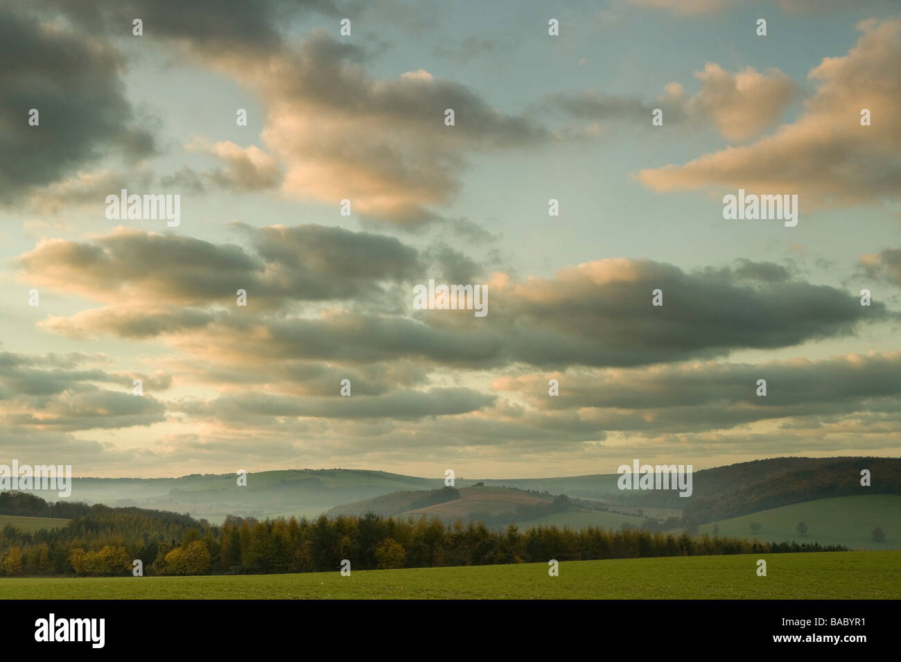 The Meon Valley, South Downs Stock Photo - Alamy