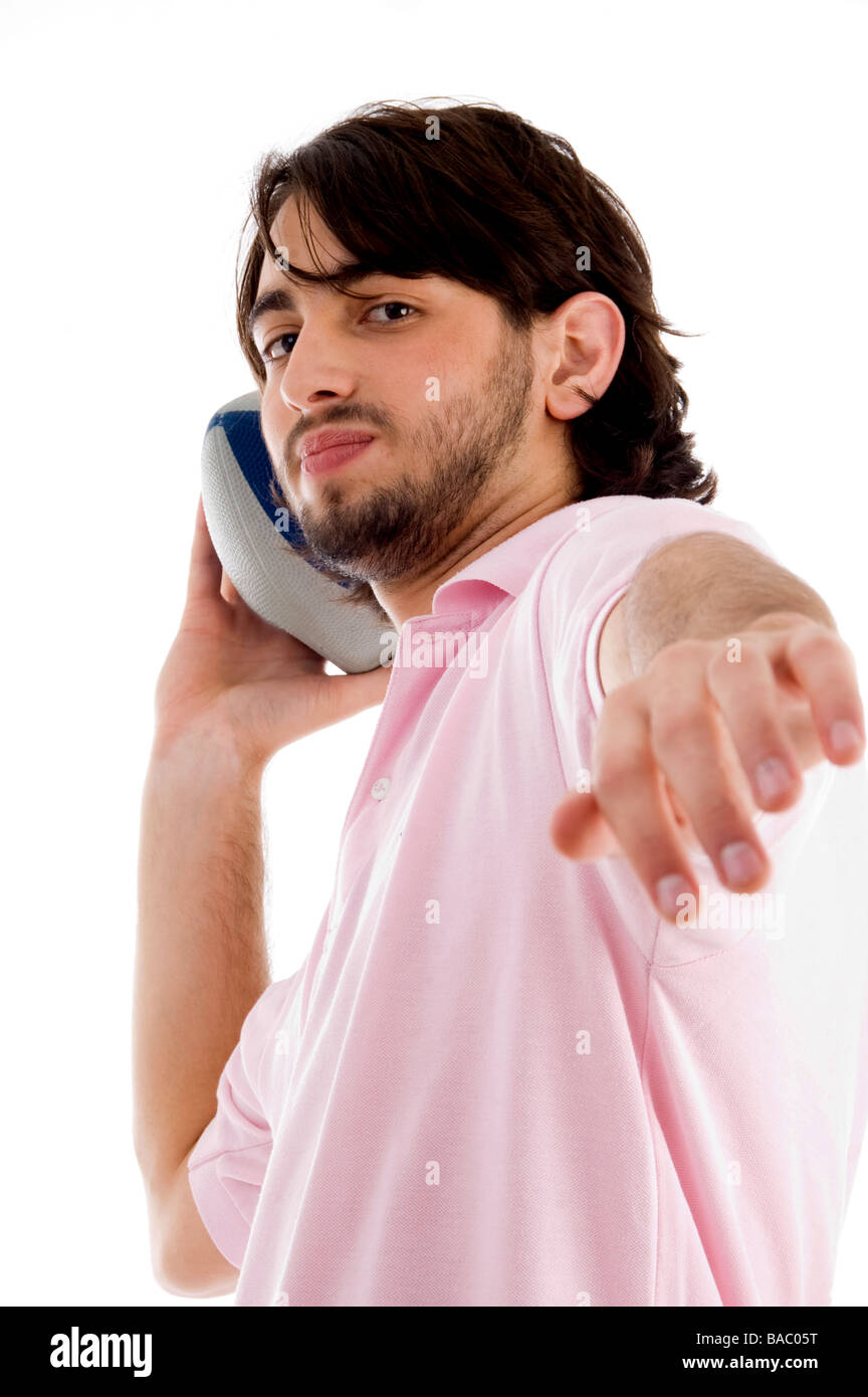 Rugby pose hi-res stock photography and images - Alamy