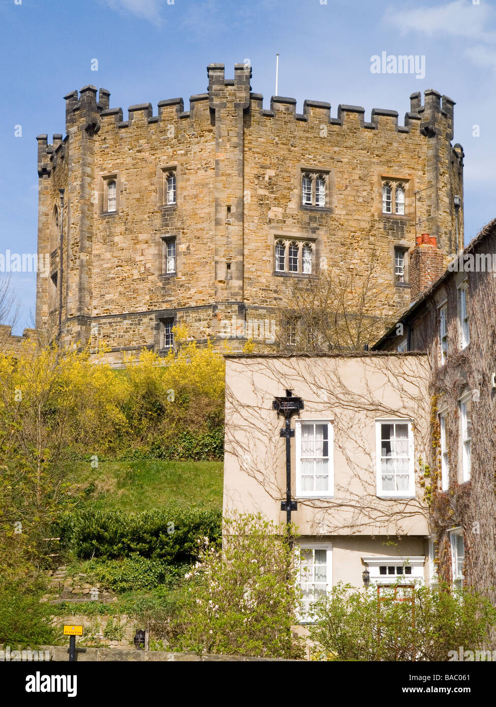 A view of Durham Castle, North East England UK Stock Photo - Alamy