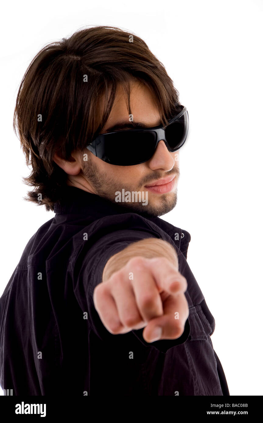 Pointing Backward High Resolution Stock Photography and Images - Alamy