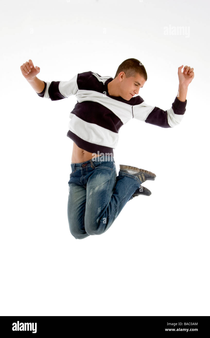 jumping male dancer Stock Photo - Alamy