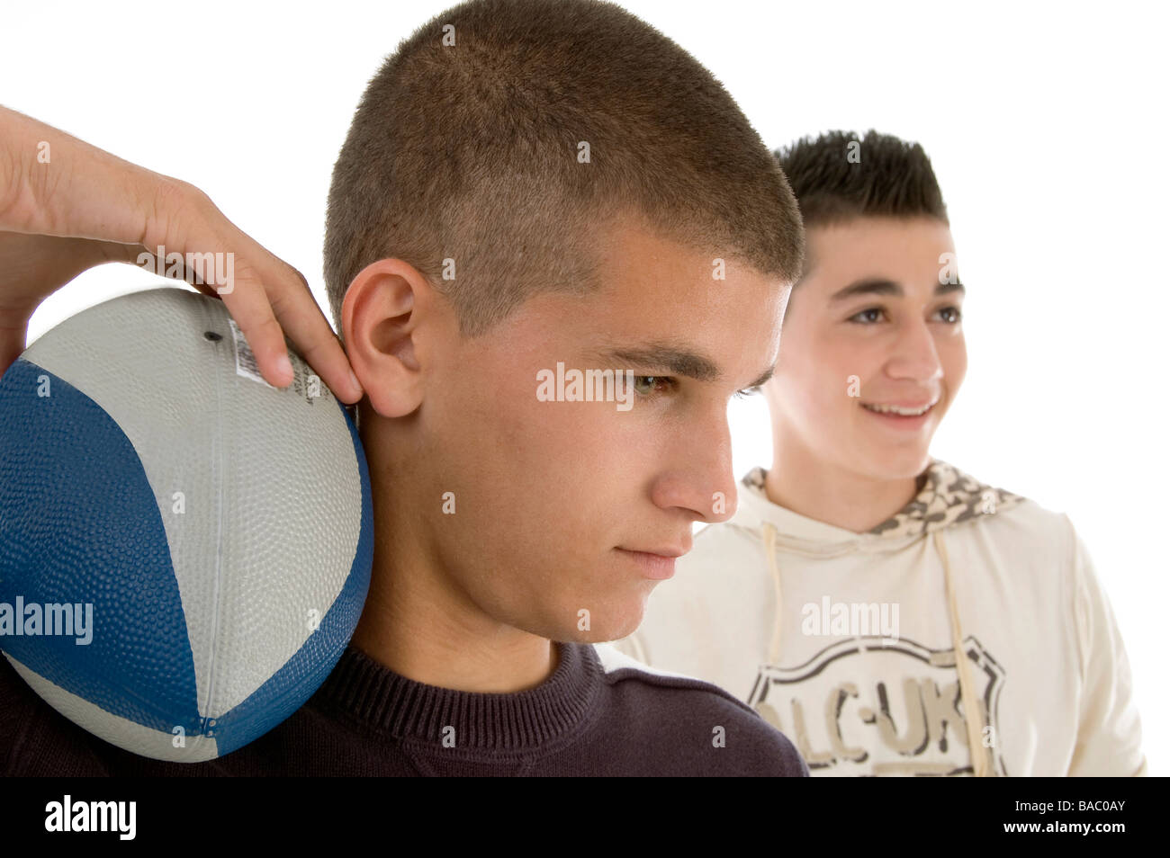 portrait of young rugby players Stock Photo - Alamy