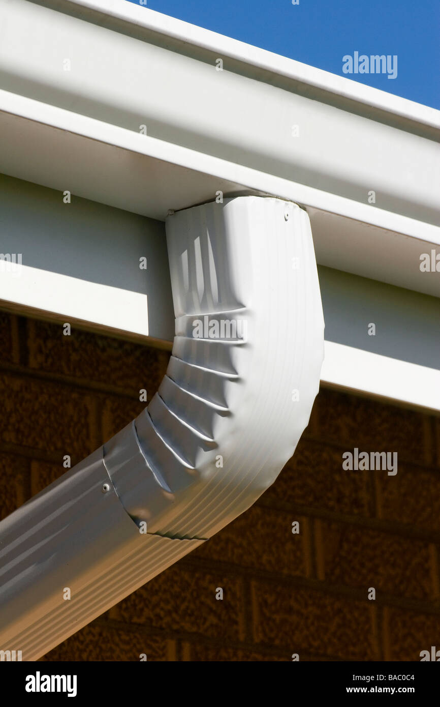 gutters & downspouts Stock Photo - Alamy