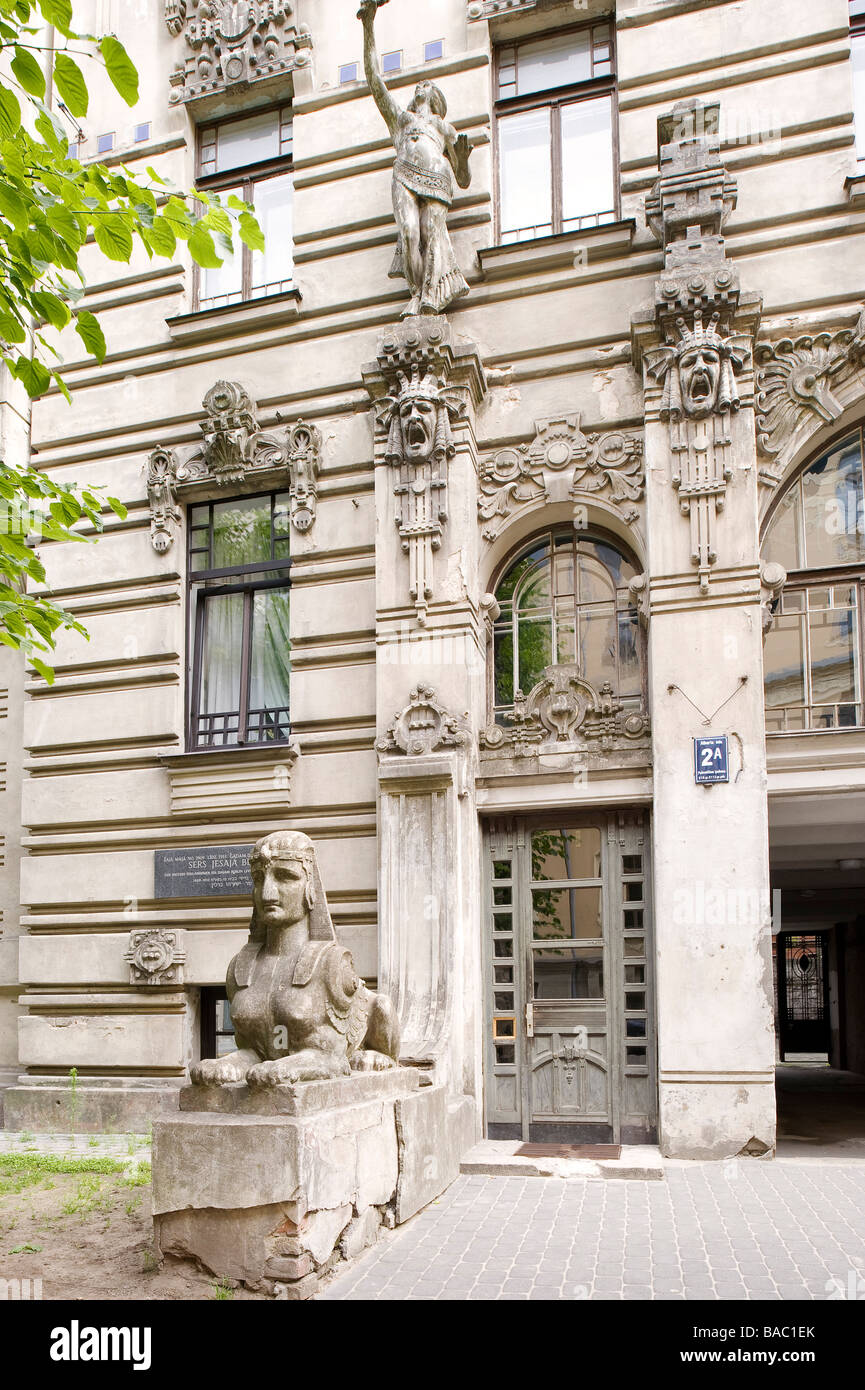 Latvia (Baltic States), Riga, the modern city, Art Nouveau in 2 Alberta ...