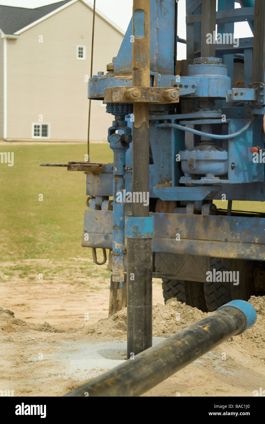 water well drilling Stock Photo - Alamy