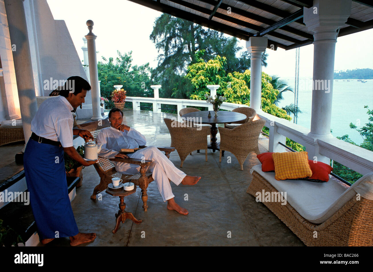 Sri Lanka, Southern province, Weligama Bay, Taprobane Island, Geoffrey ...