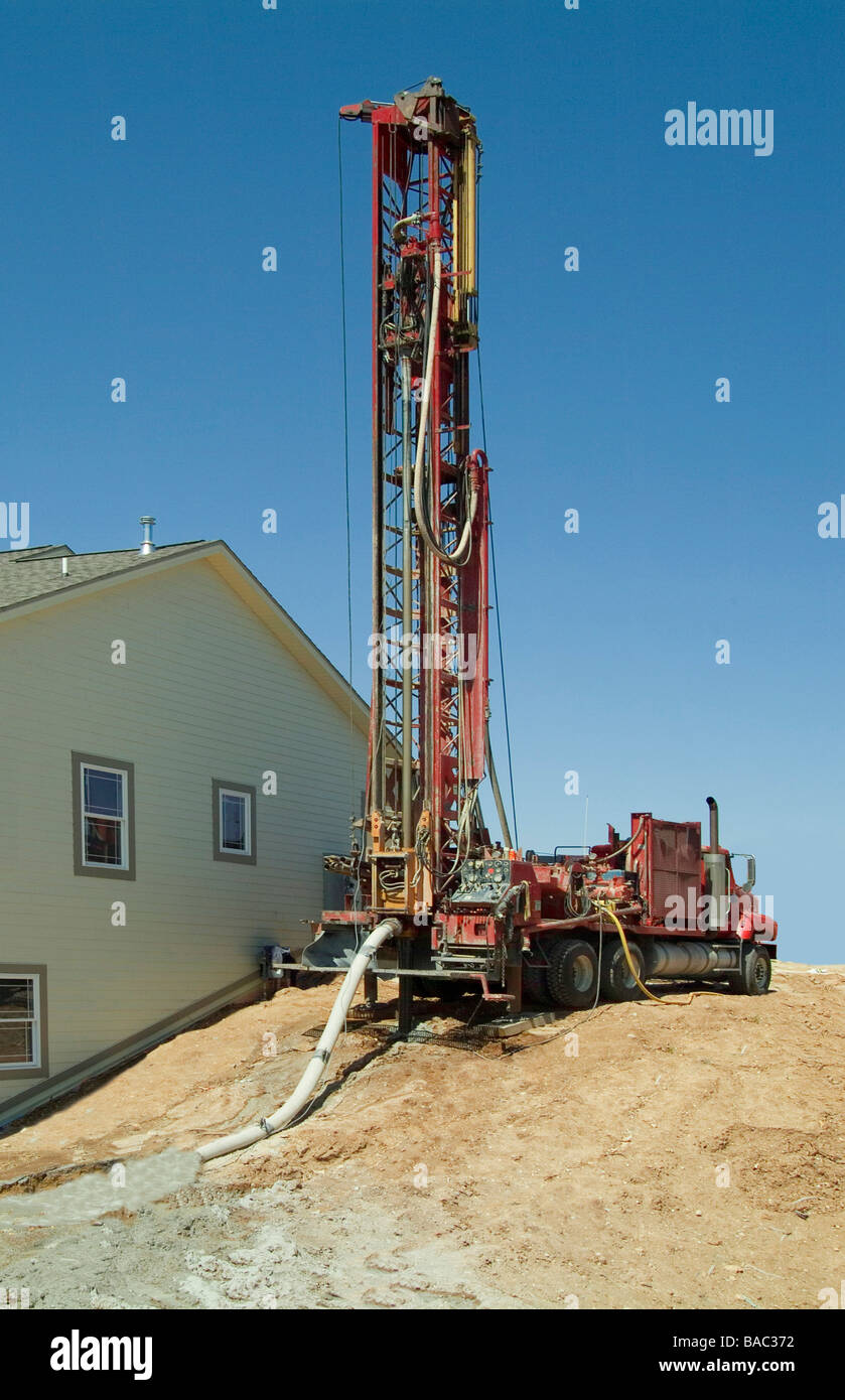 water well drilling Stock Photo - Alamy