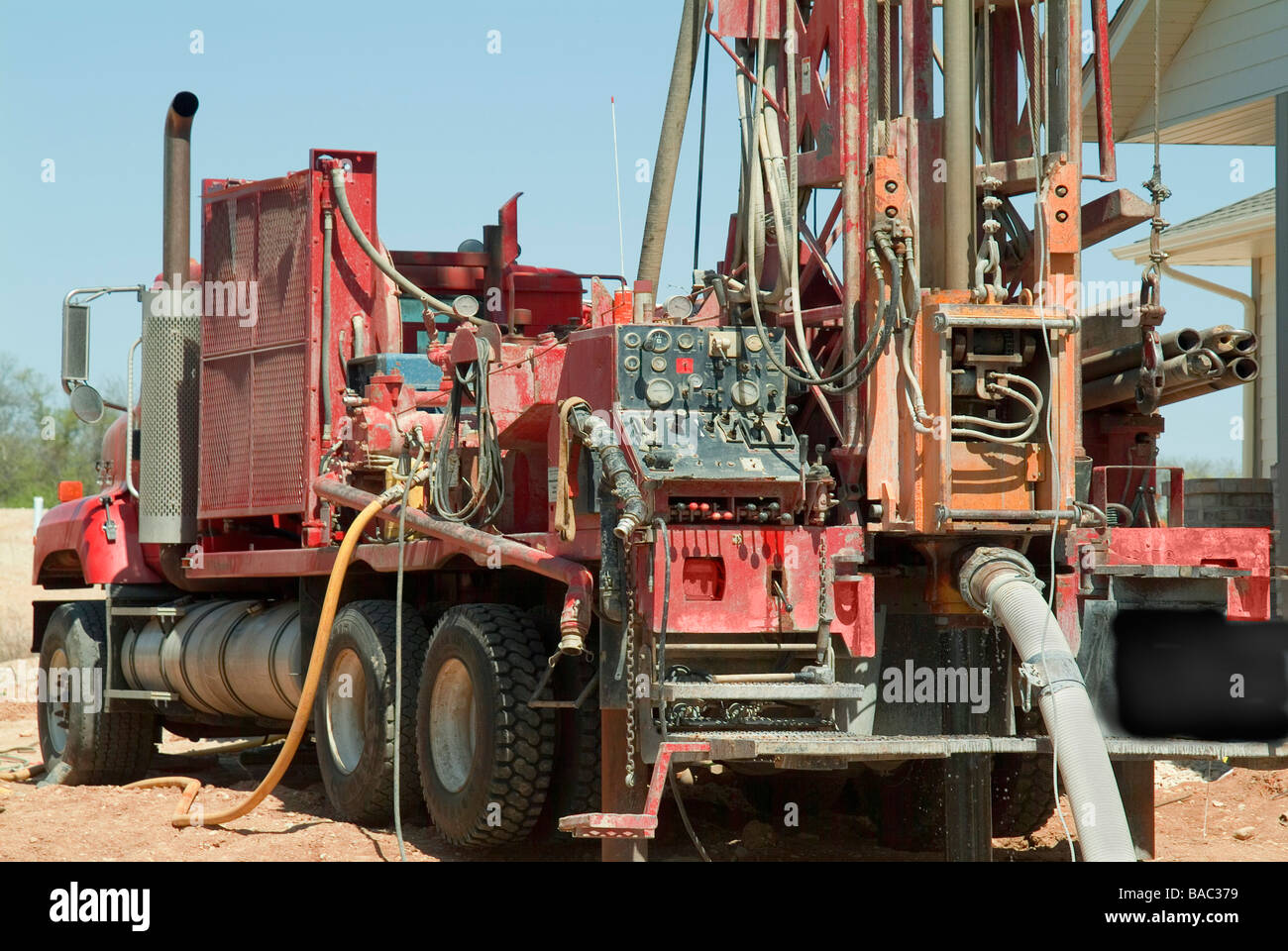 water well drilling Stock Photo - Alamy