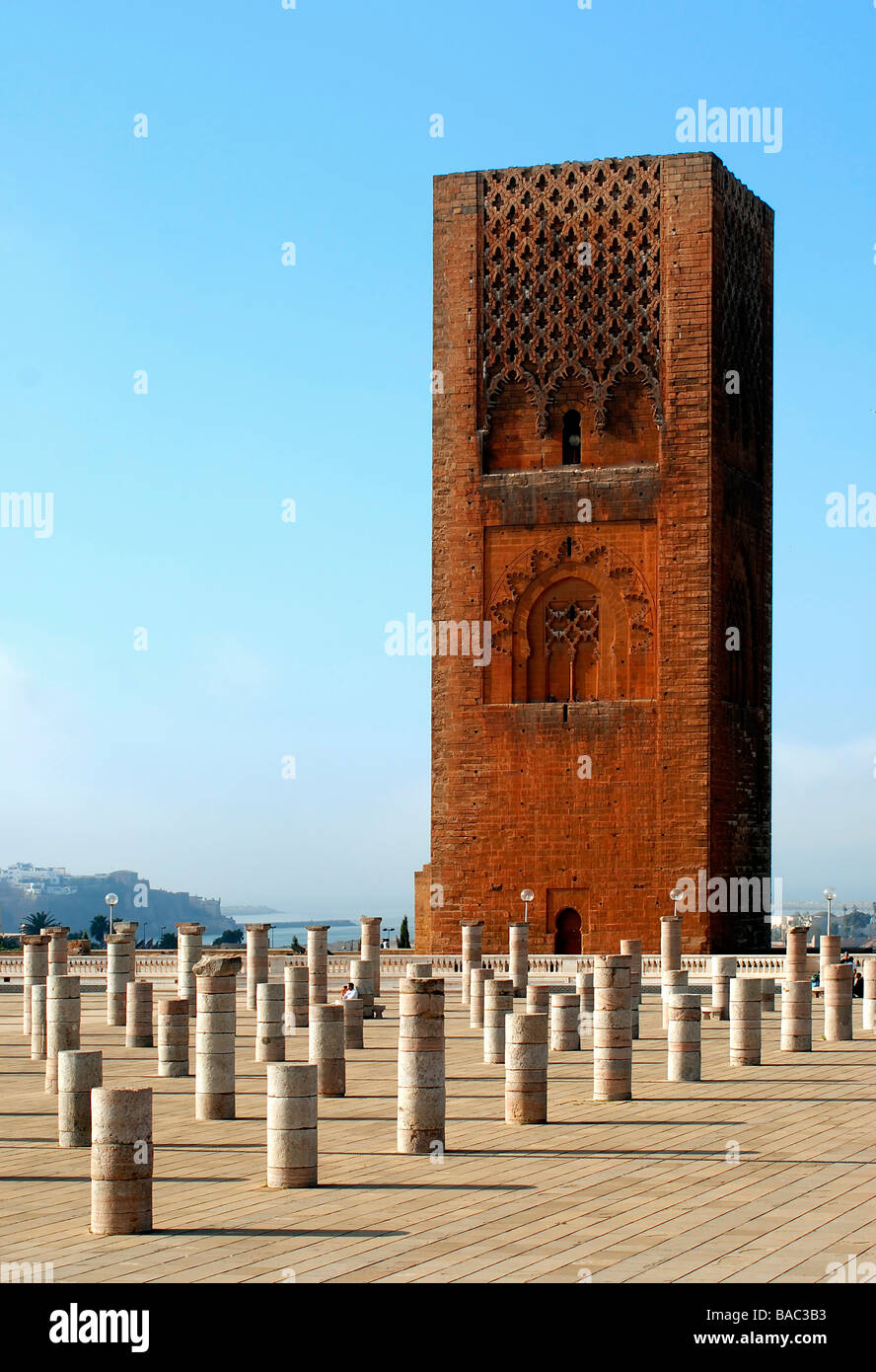 Hassan Tower - Morocco Stock Photo - Alamy