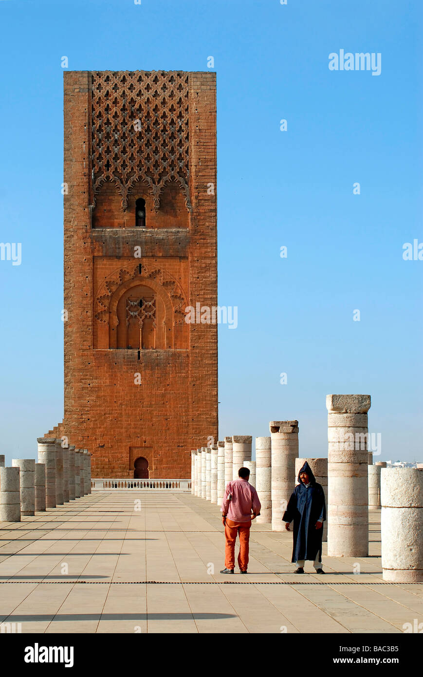 Hassan Tower - Morocco Stock Photo - Alamy